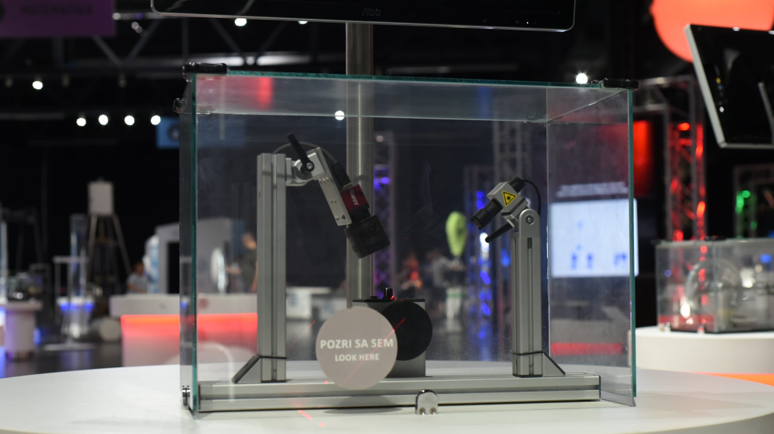 Laserová profilometria - Zážitkové centrum vedy Aurelium